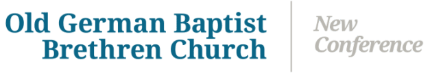 Old German Baptist Brethren Church, New Conference